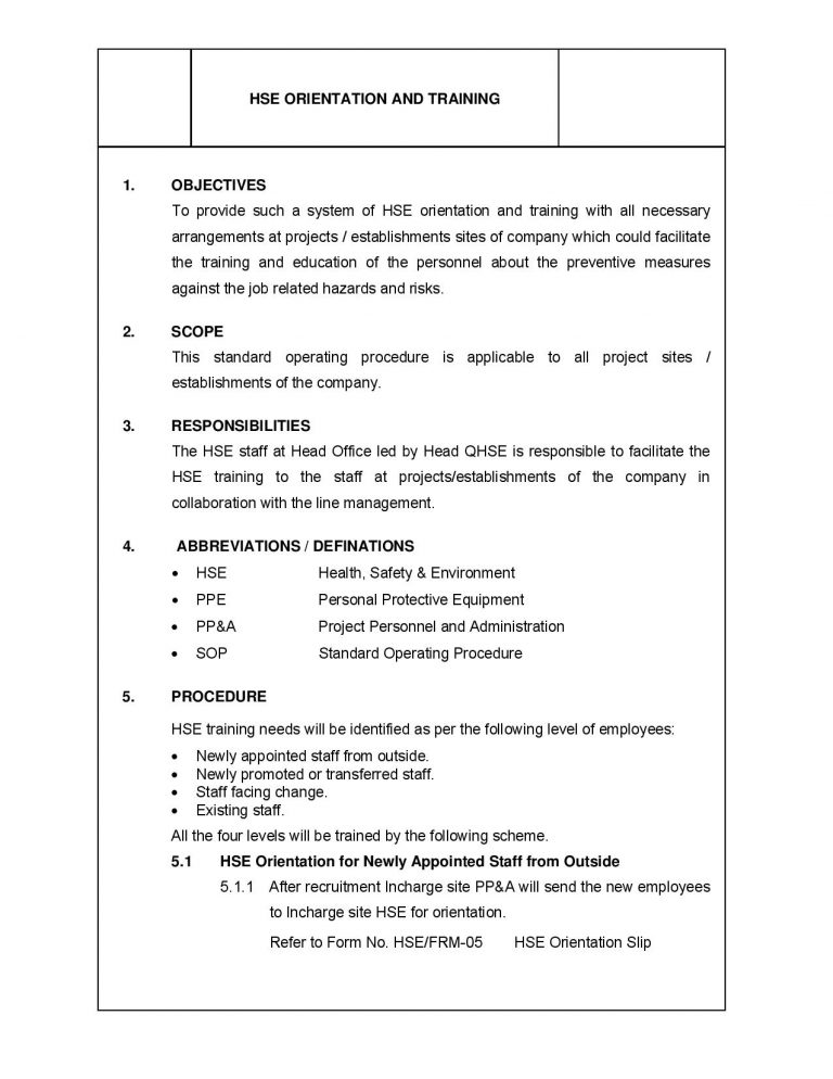 Download HSE Training Matrix Template ( HSE Docs Library) | HSE Docs