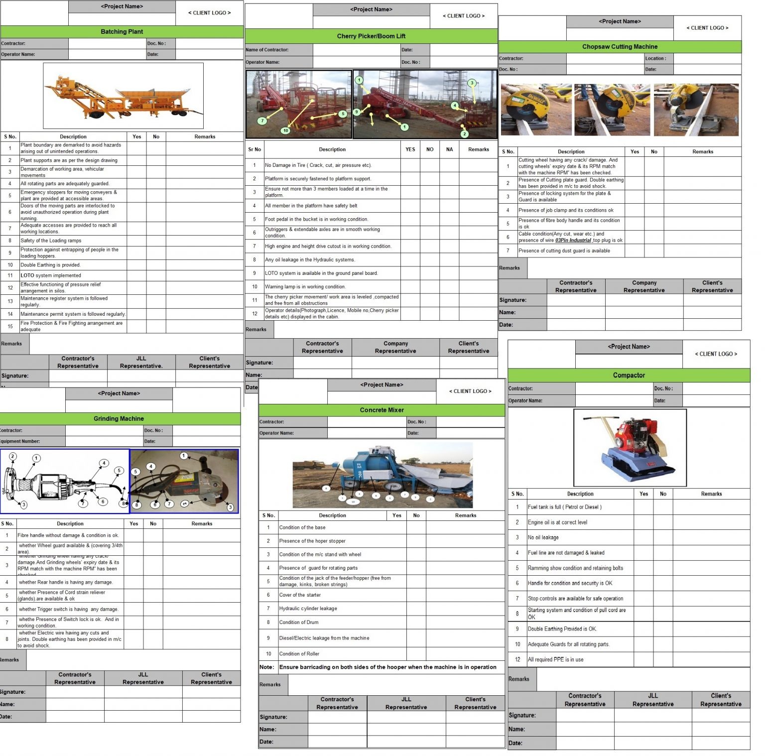 HSE Checklists with Visual Guides – Improve Safety Compliance