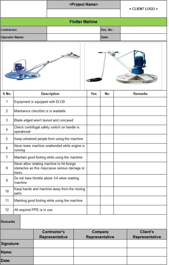 HSE Checklists with Visual Guides – Improve Safety Compliance