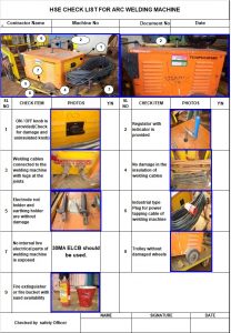 HSE Checklists with Visual Guides – Improve Safety Compliance