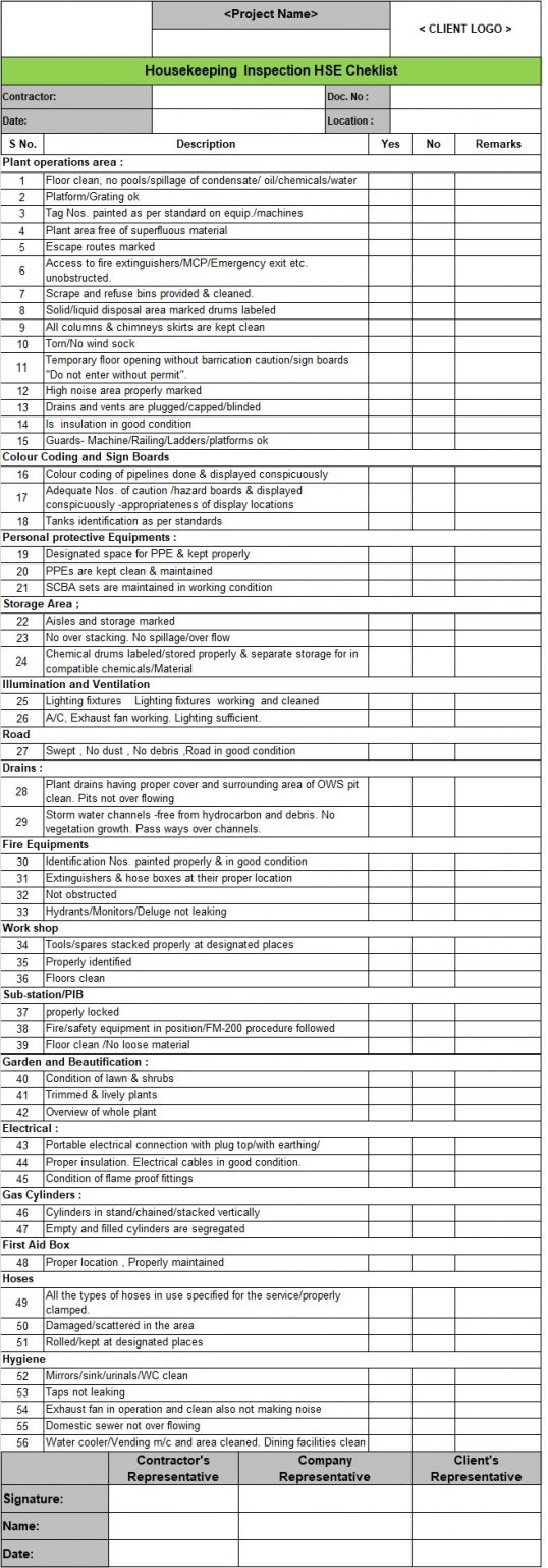HSE Checklists with Visual Guides – Improve Safety Compliance