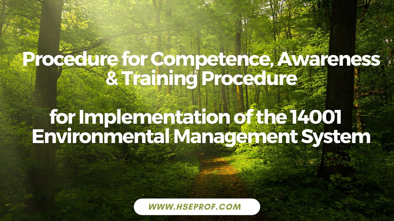 Competence, Awareness & Training Procedure