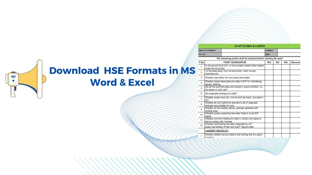 Download HSE Report Formats HSE Docs