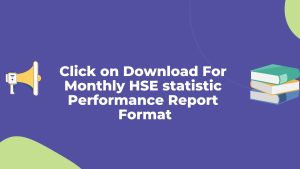Download HSE Statistics Report Format | HSE Formats in Excel